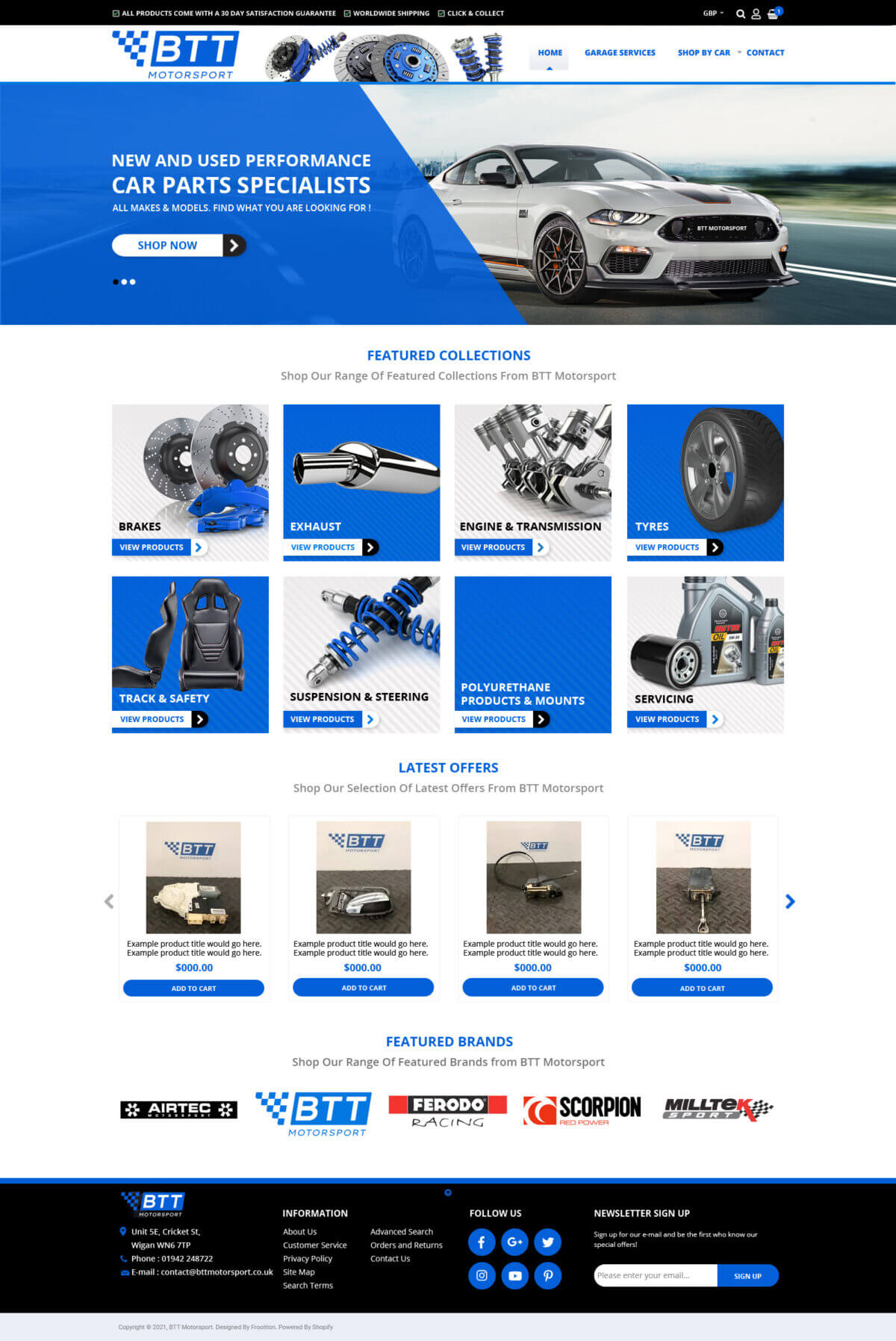 Shopify Website Portfolio