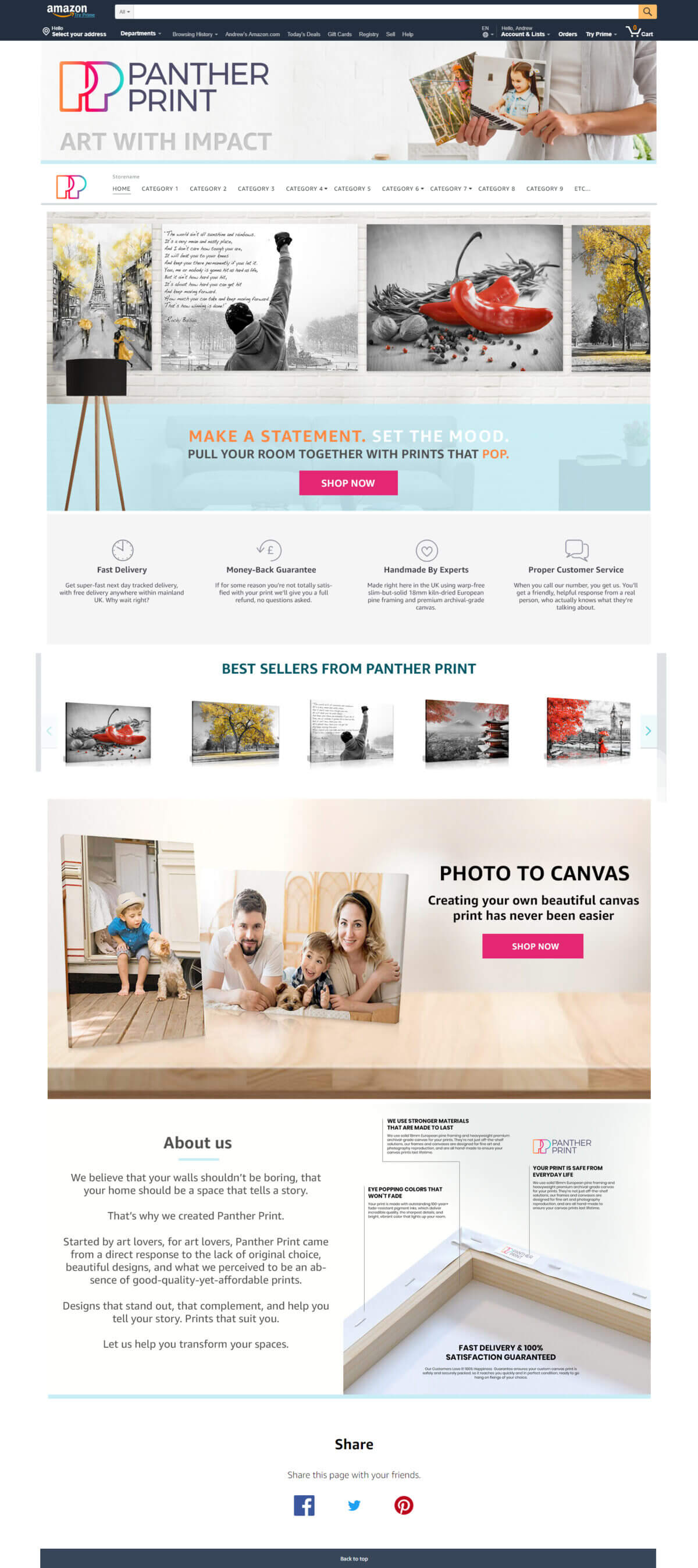 Amazon Design Portfolio - Frooition