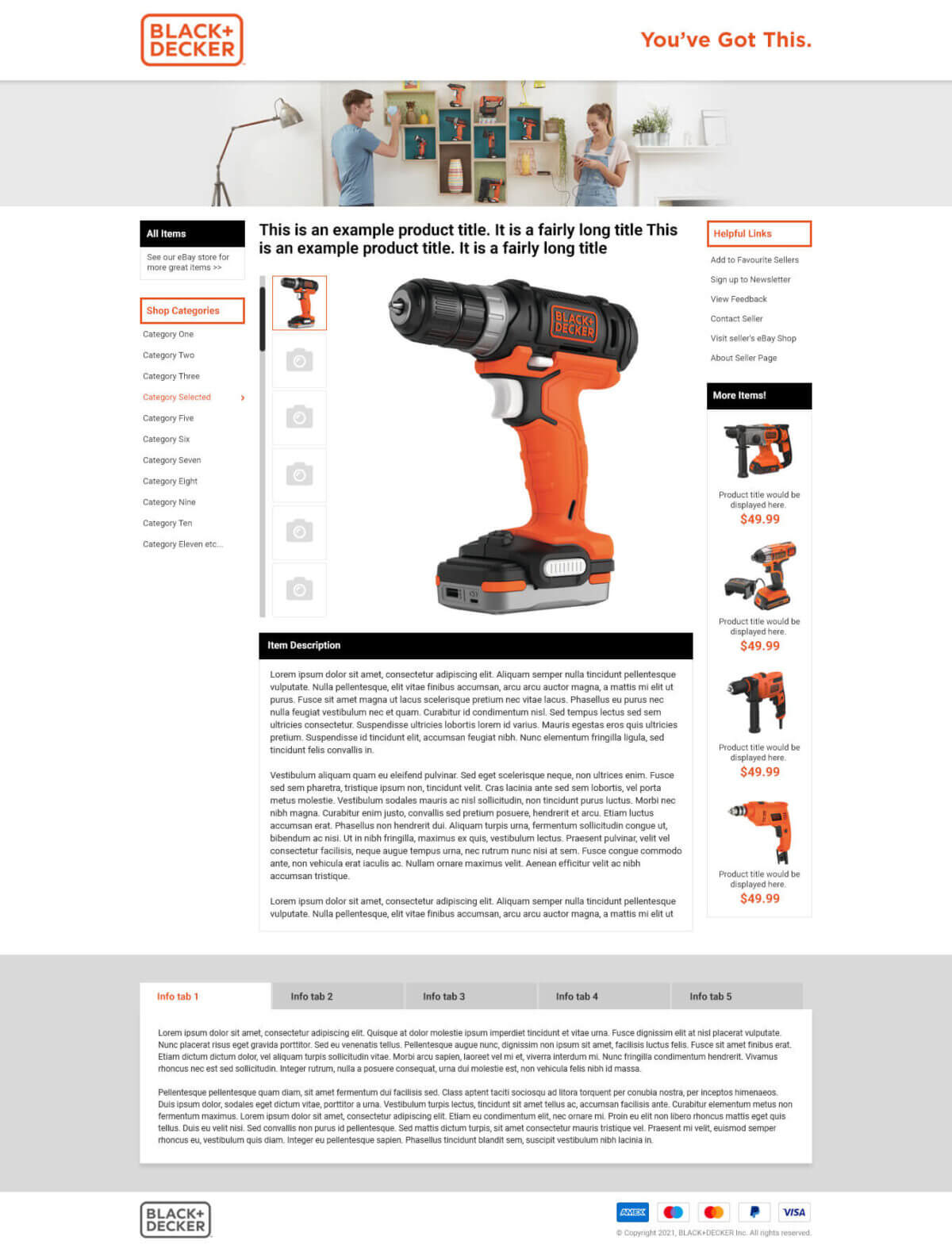 eBay Listing Template Design Portfolio - Frooition