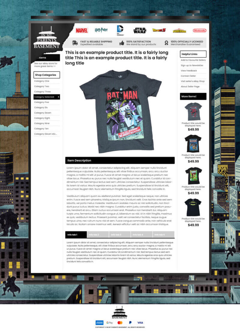 eBay Listing Template Design Portfolio - Frooition